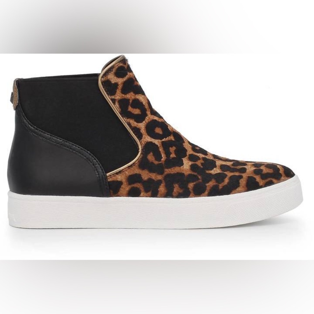 Sam Edelman Margot High Top Calf Hair Leopard Print S… - Gem